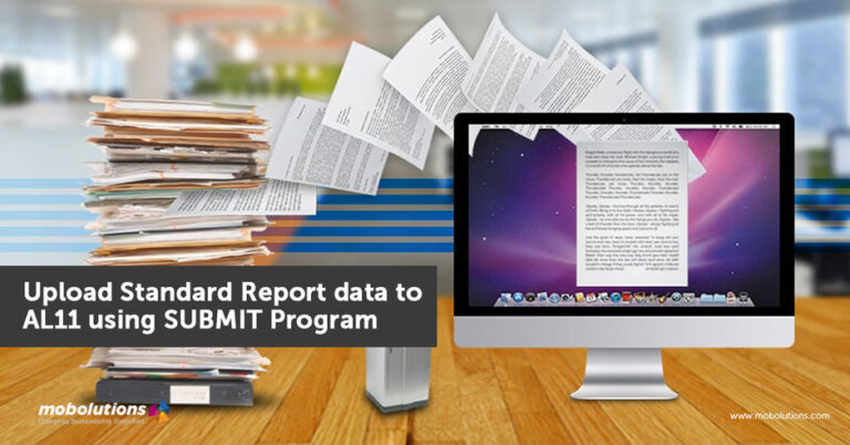 Upload Report Data to AL11 via Submit Program | SAP Guide